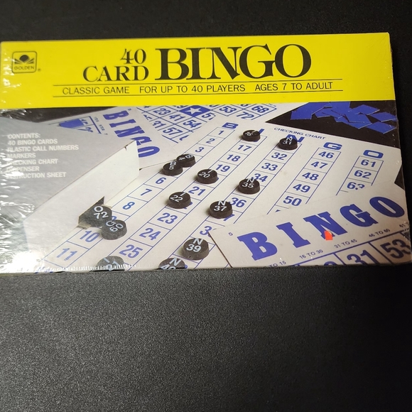 Golden | Games | Bingo Box Set | Poshmark